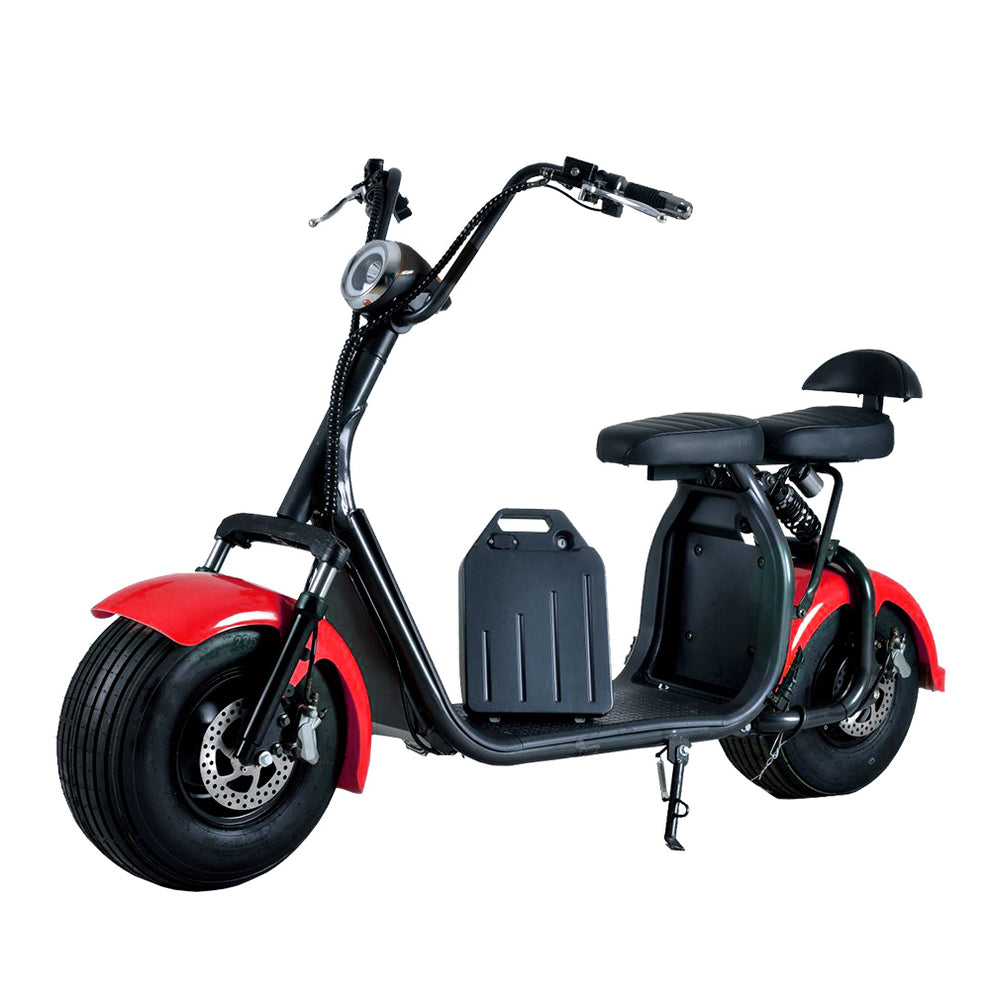 USA Stock ES1001VII Citycoco 2000W 60V 20Ah Battery Electric Motorcycl ...